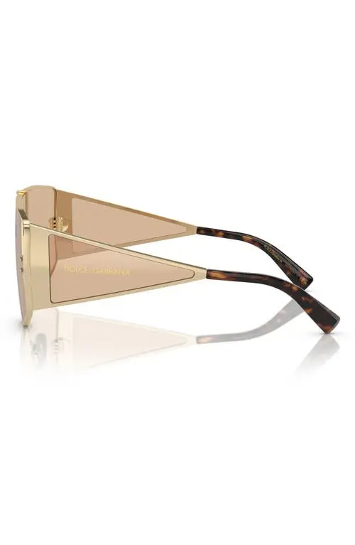 Dolce & Gabbana 144mm Shield Sunglasses