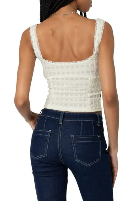 EDIKTED Lace Bustier Corset Top