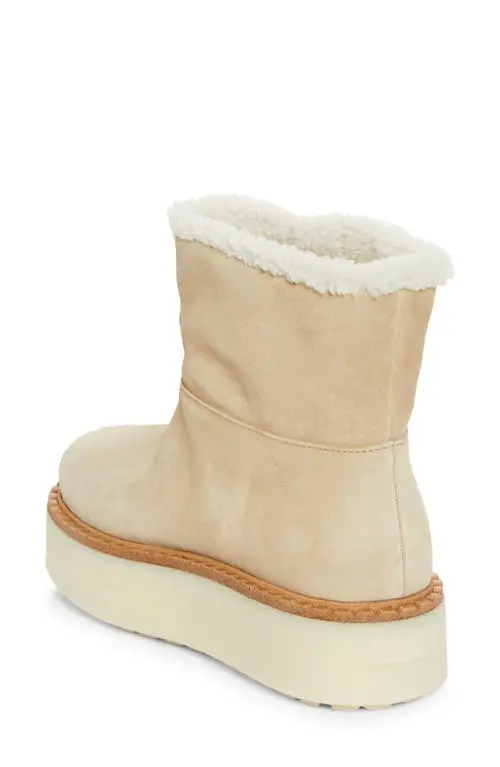Prada Evolve Genuine Shearling Bootie - Ecru