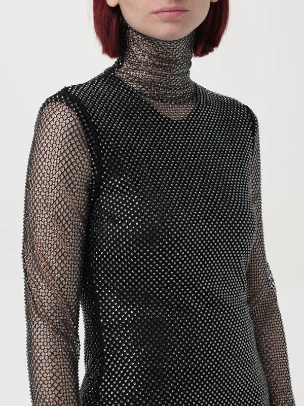 Sportmax Embellished Mesh Top
