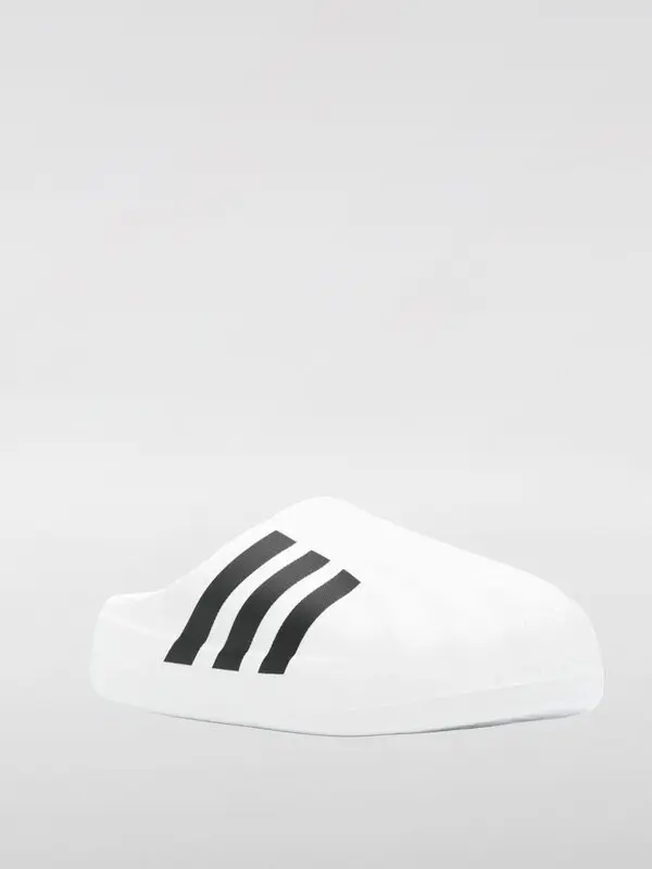 Adidas Originals By Alexander Wang Slip-On Sandals In White 10