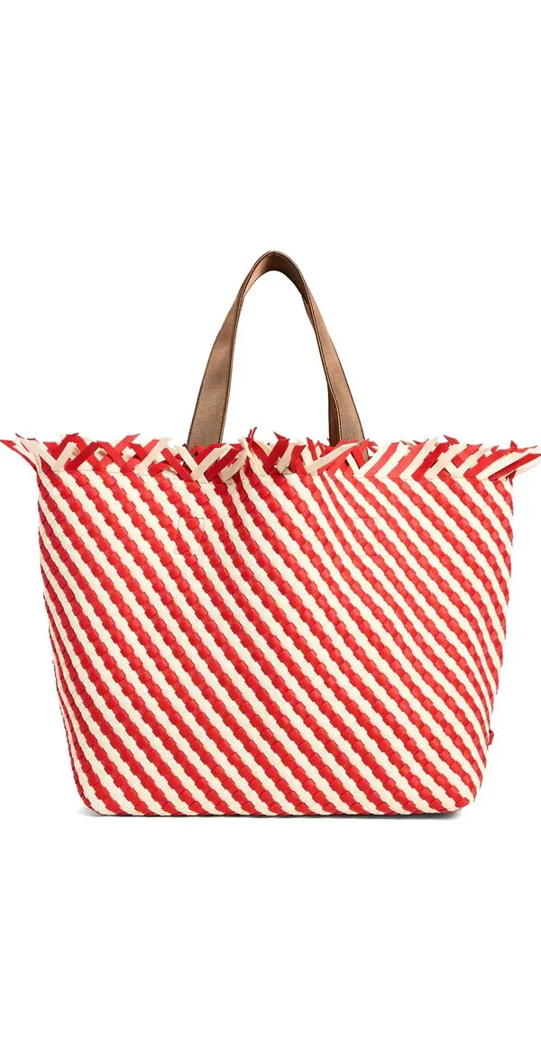 NAGHEDI Striped Large Tote