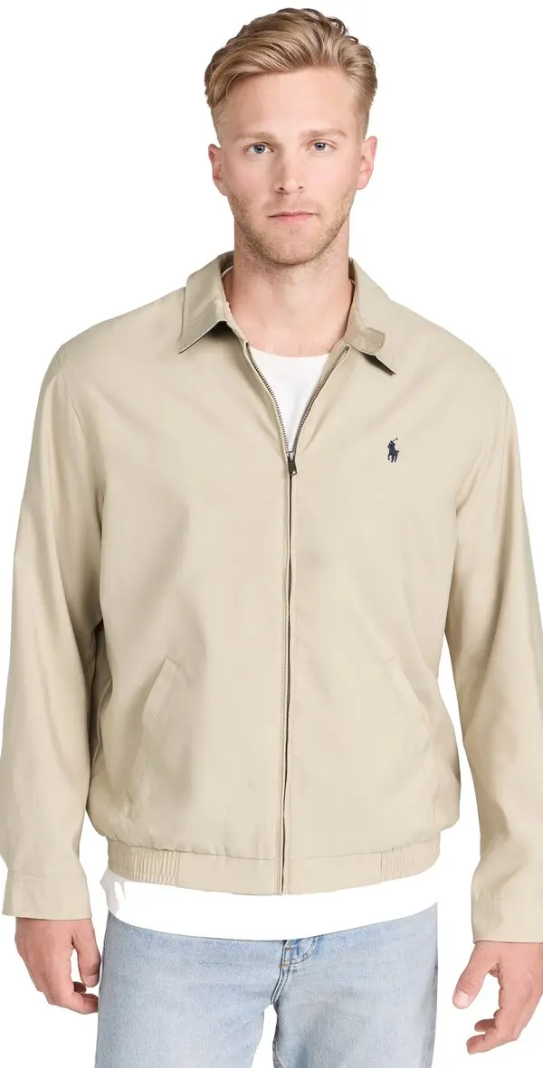 Polo Ralph Lauren Bi-swing Windbreaker Jacket - Khaki Uniform