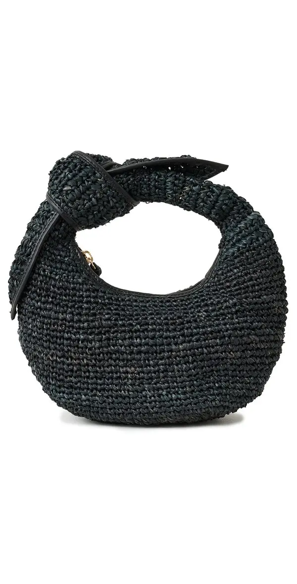 Poolside The Josie Knot Bag - All Black