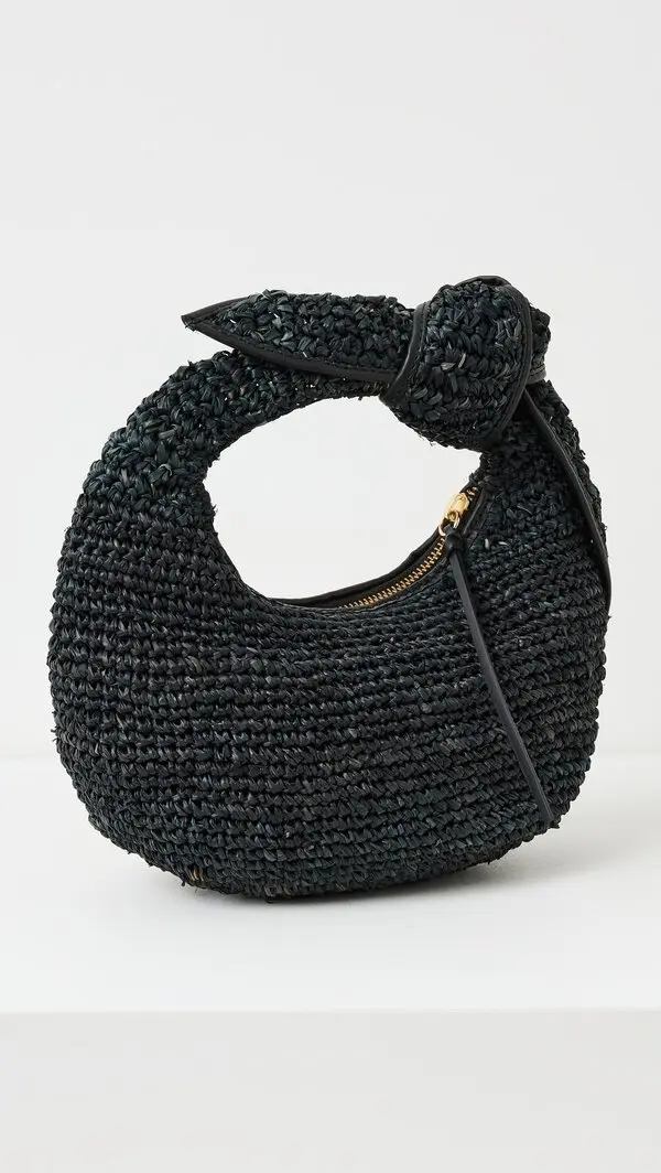 Poolside The Josie Knot Bag - All Black