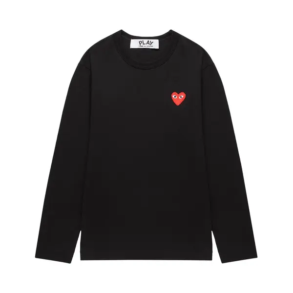 Play Comme Des Garcon Long Sleeve T-shirt With Emblem