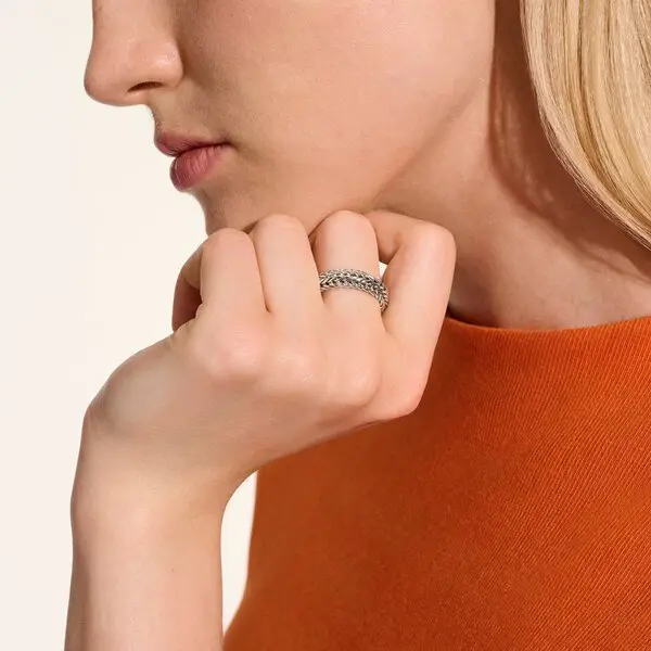 John Hardy Icon Chevron Band Ring