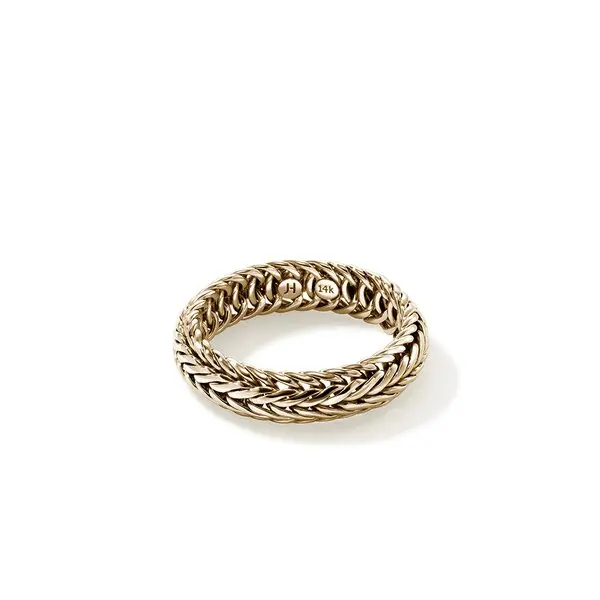 John Hardy Icon Chevron 6mm Ring - Gold
