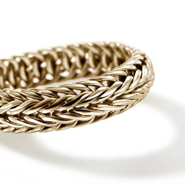John Hardy Icon Chevron 6mm Ring - Gold
