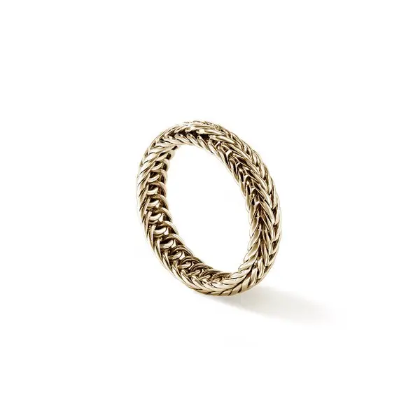 John Hardy Icon Chevron 6mm Ring - Gold