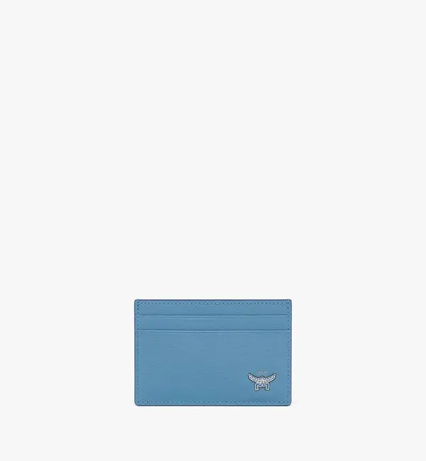 Mcm Himmel Card Case In Grained Leather