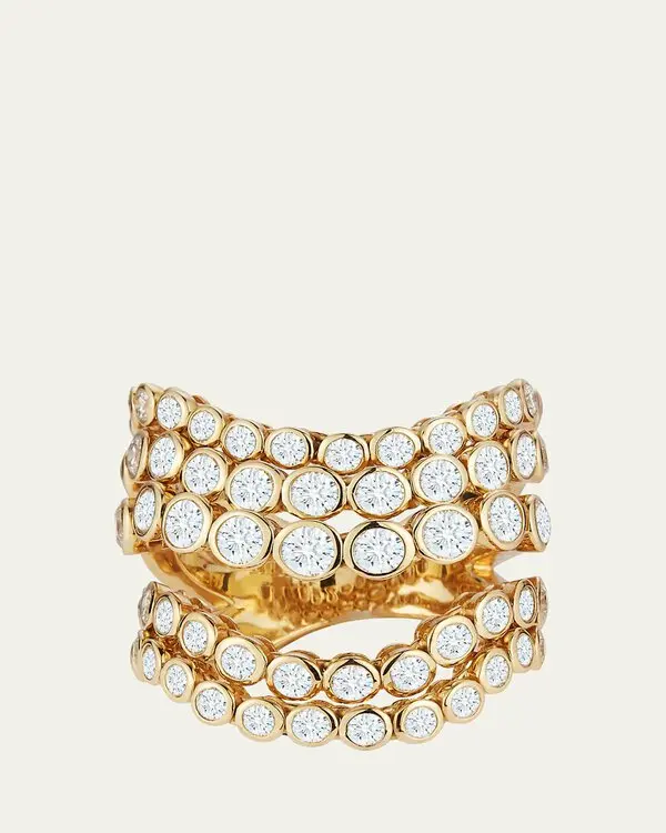 Ondyn Grand Avalon Diamond Ring - Gold