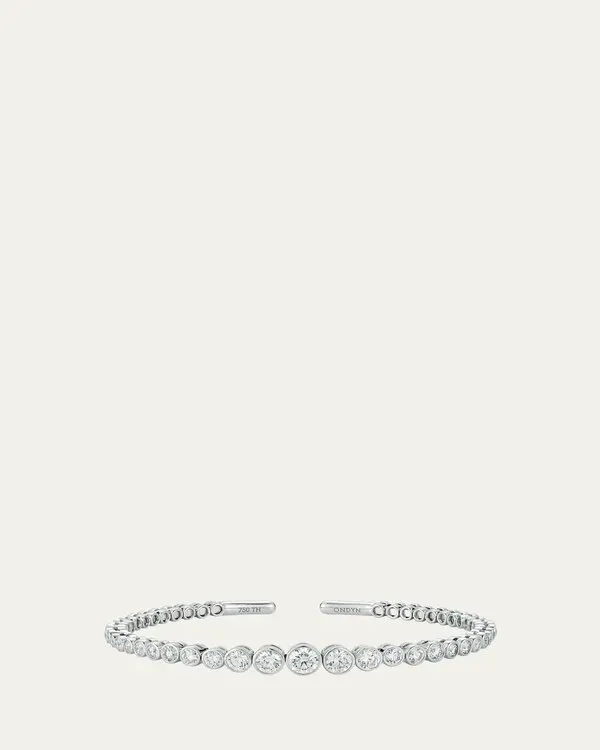 Ondyn Single Lumiere Diamond Bracelet - White Gold