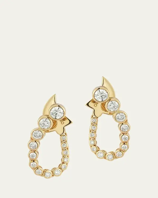 Ondyn Fluorescence Diamond Earrings