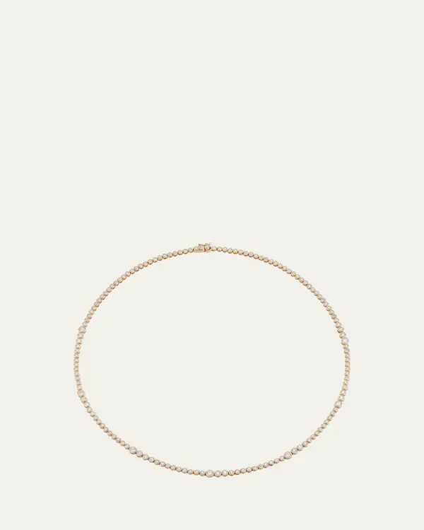 Ondyn Rainsun 18k Diamond Tennis Necklace - Gold