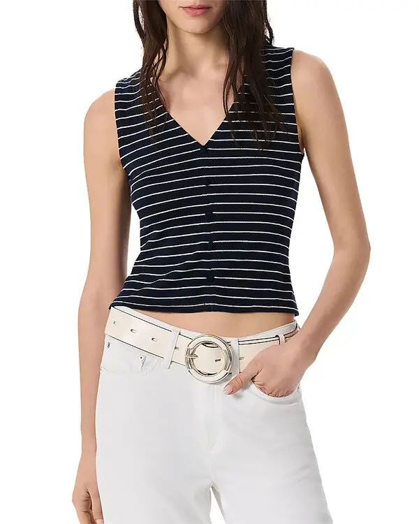 Rag & Bone Knit Striped Vest Top