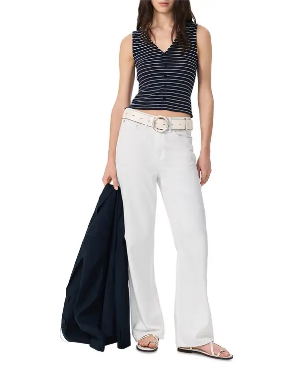 Rag & Bone Knit Striped Vest Top