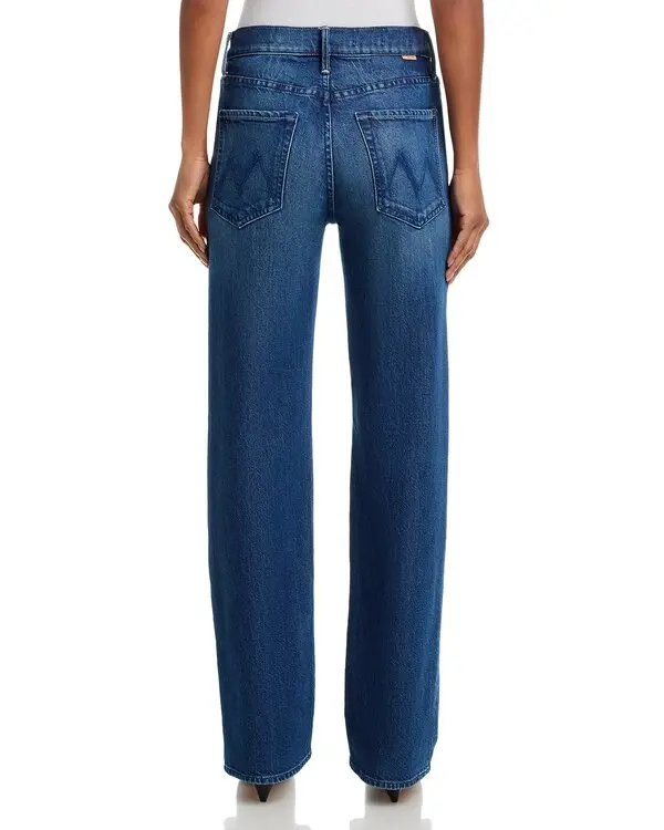 MOTHER The Kick It High Rise Straight Jeans - Which Is Witch