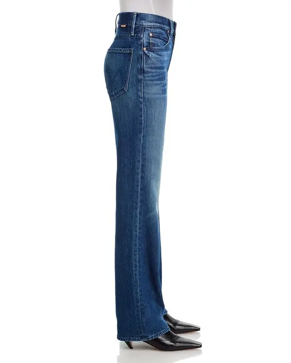 MOTHER The Kick It High Rise Straight Jeans - Which Is Witch