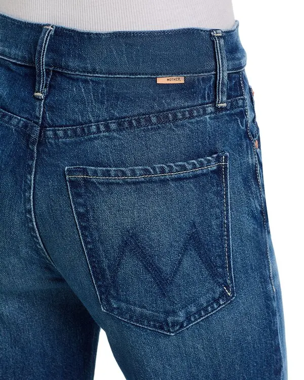 MOTHER The Kick It High Rise Straight Jeans - Which Is Witch