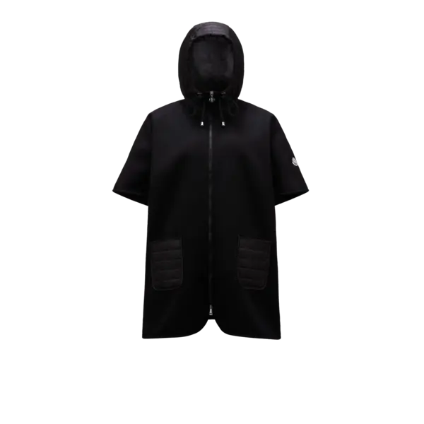 Moncler Hooded Wool Cape