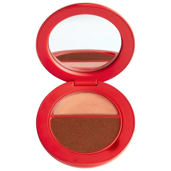 FARA HOMIDI Essential Face Compact Refillable Concealer And Foundation - Brun