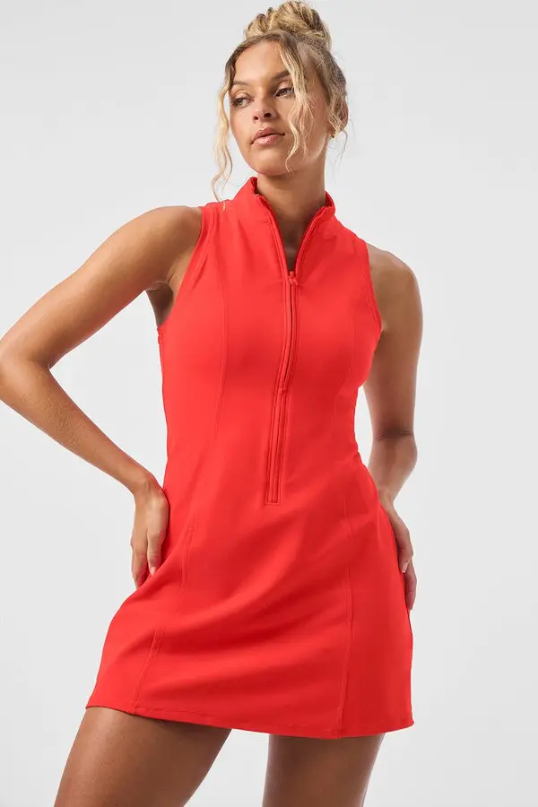 Alo Yoga Soft Carefree 1/2 Zip Dress