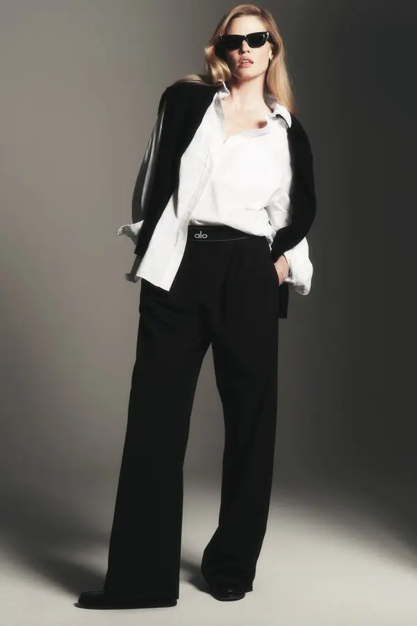 Alo Yoga Suit Up Trouser - Black