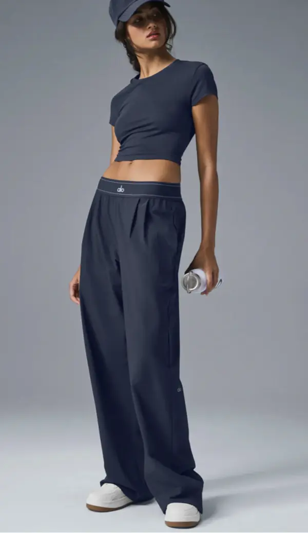 Alo Yoga Suit Up Trouser - Navy