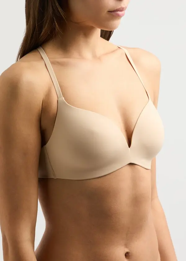 Wacoal Inès Secret Stretch-nylon Soft-cup Bra - Nude