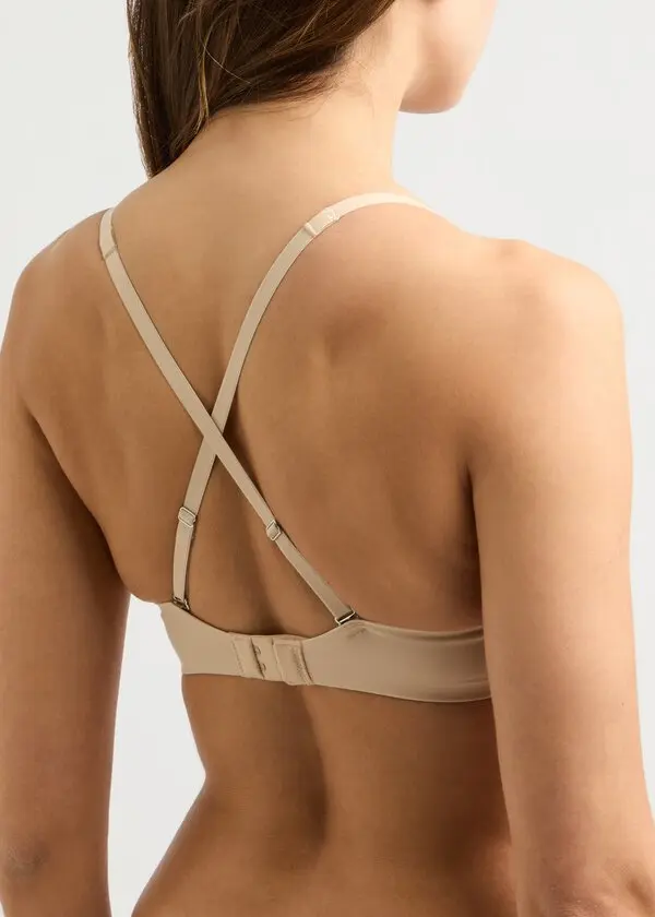 Wacoal Inès Secret Stretch-nylon Soft-cup Bra - Nude