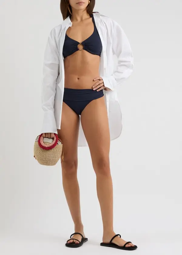 Melissa Odabash Brussels Bikini Briefs - Navy