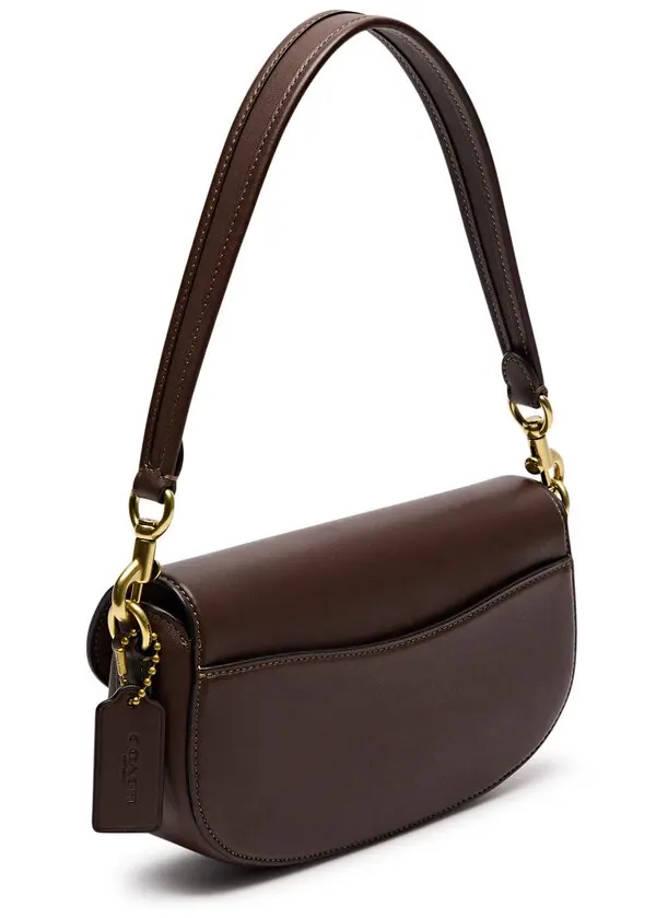 COACH Leather Saddle Bag