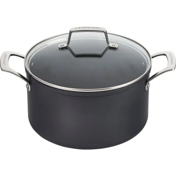 LE CREUSET Nonstick Ceramic Stockpot - Black Ceramic