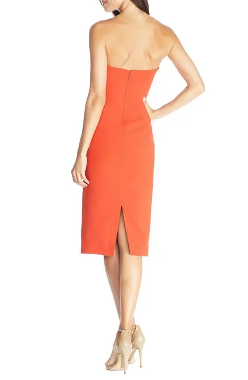 Dress The Population Perla Strapless Dress - Poppy