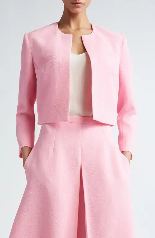 EMILIA WICKSTEAD Mirca Crop Jacket With Double Pockets