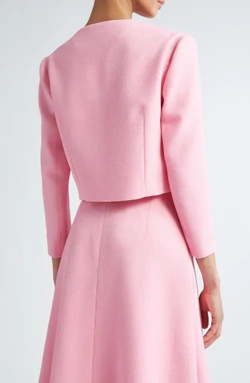 EMILIA WICKSTEAD Mirca Crop Jacket With Double Pockets