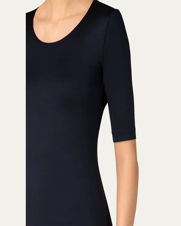 Akris Scoop-neck T-shirt