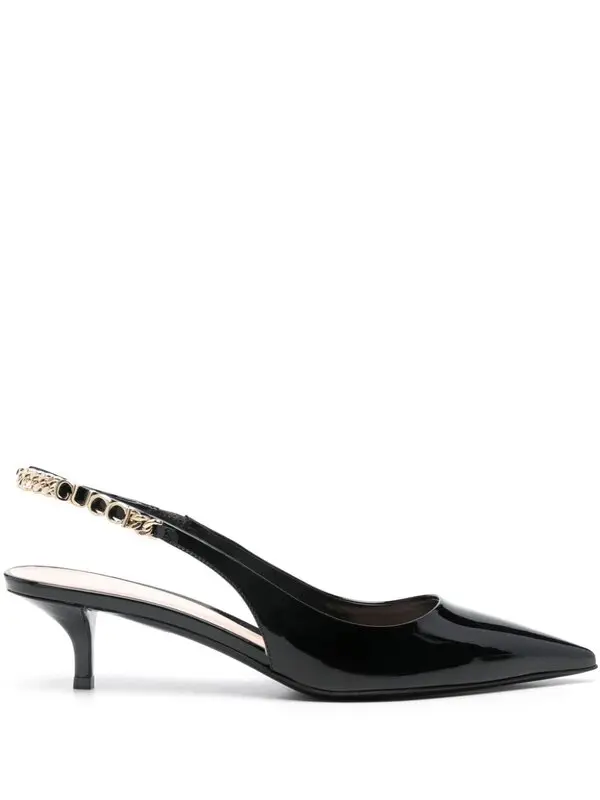 Gucci Signoria 45mm Slingback Pumps - Black