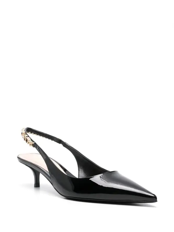 Gucci Signoria 45mm Slingback Pumps - Black