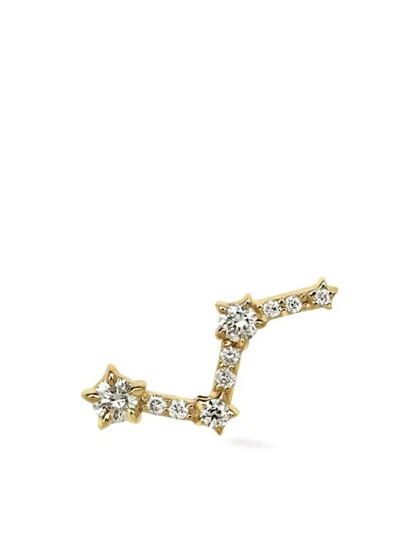 LARK & BERRY 14kt Yellow Constellation Diamond Stud Earring - Gold