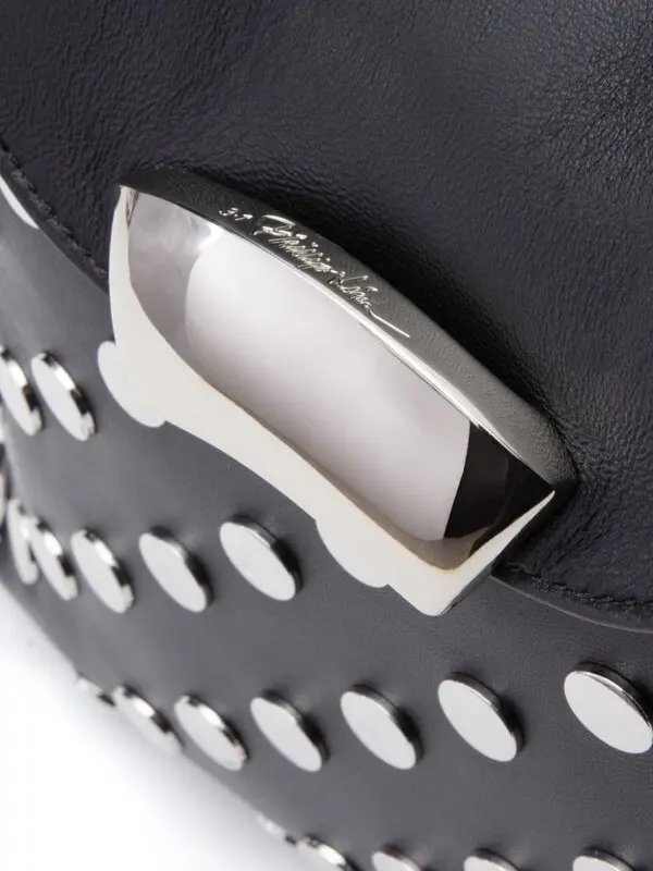 3.1 Phillip Lim Id Petite Soft Stud-embellished Shoulder Bag