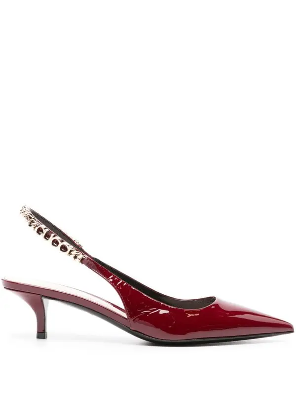 Gucci Signoria Slingback Pumps - Red