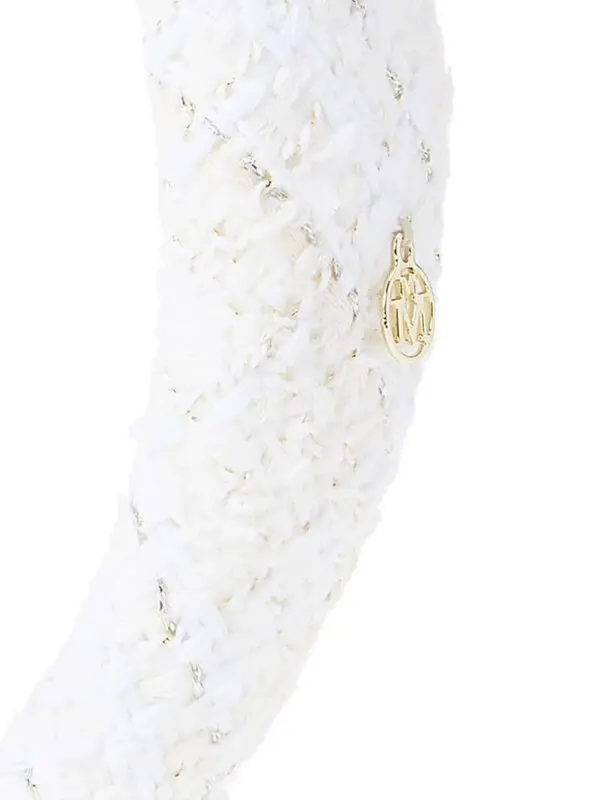 MAISON MICHEL Miwa Tweed Headband - White