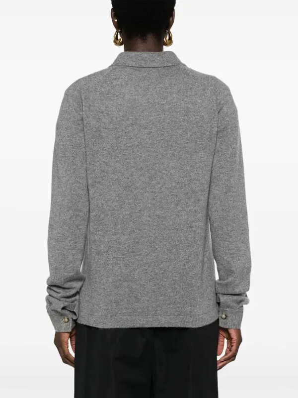 TOTEME Straight-collar Cashmere Shirt