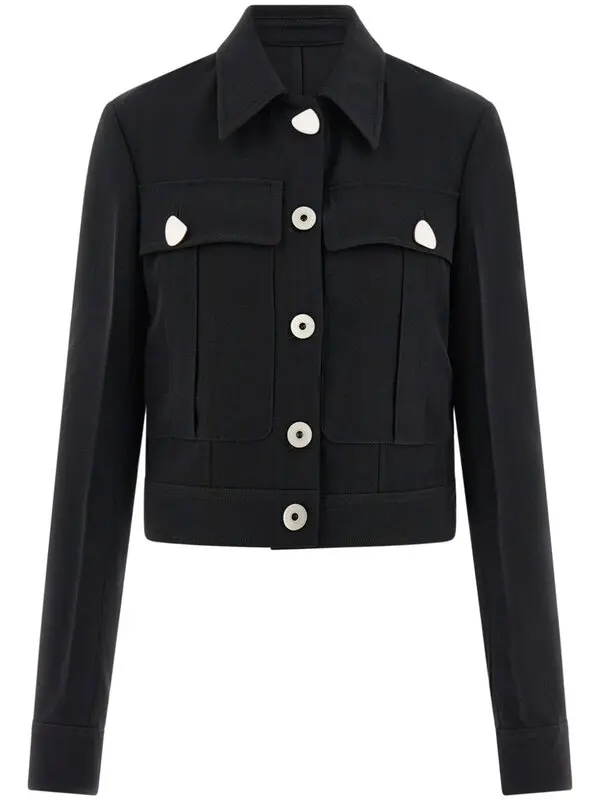 FERRAGAMO Trucker Style Wool Jacket