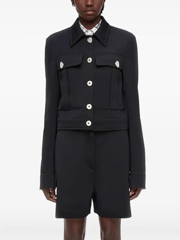 FERRAGAMO Trucker Style Wool Jacket