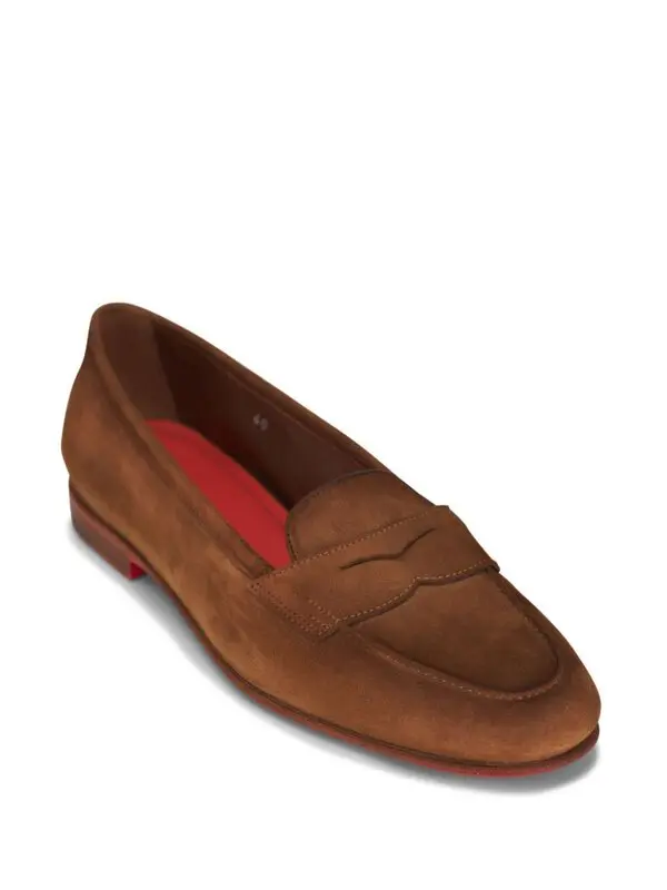 Santoni Carla Suede Loafers
