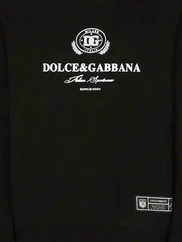 Dolce & Gabbana Logo-print Cotton Sweatshirt