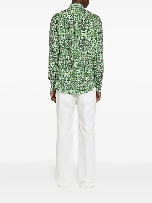 Dolce & Gabbana Pressed-crease Straight-leg Trousers